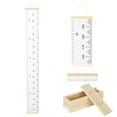 6.5FT Growth Chart for Kids with Wooden Keepsake Box - Children Height ...