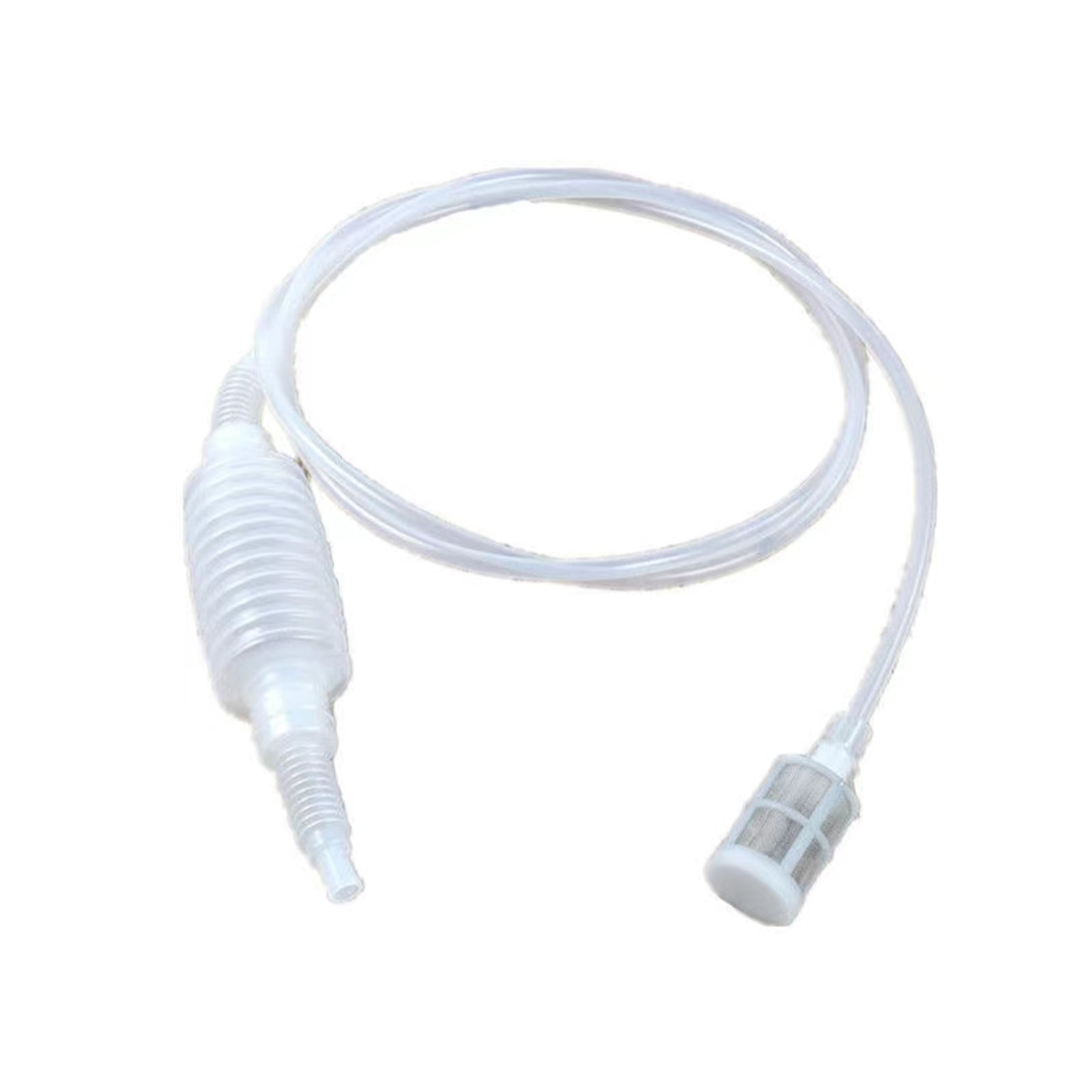 6.5FT Siphon Vacuum Mini Fish Tank Hand Water Oil Pump Filling Changer ...