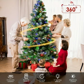 Rotating Light Up Christmas Tree