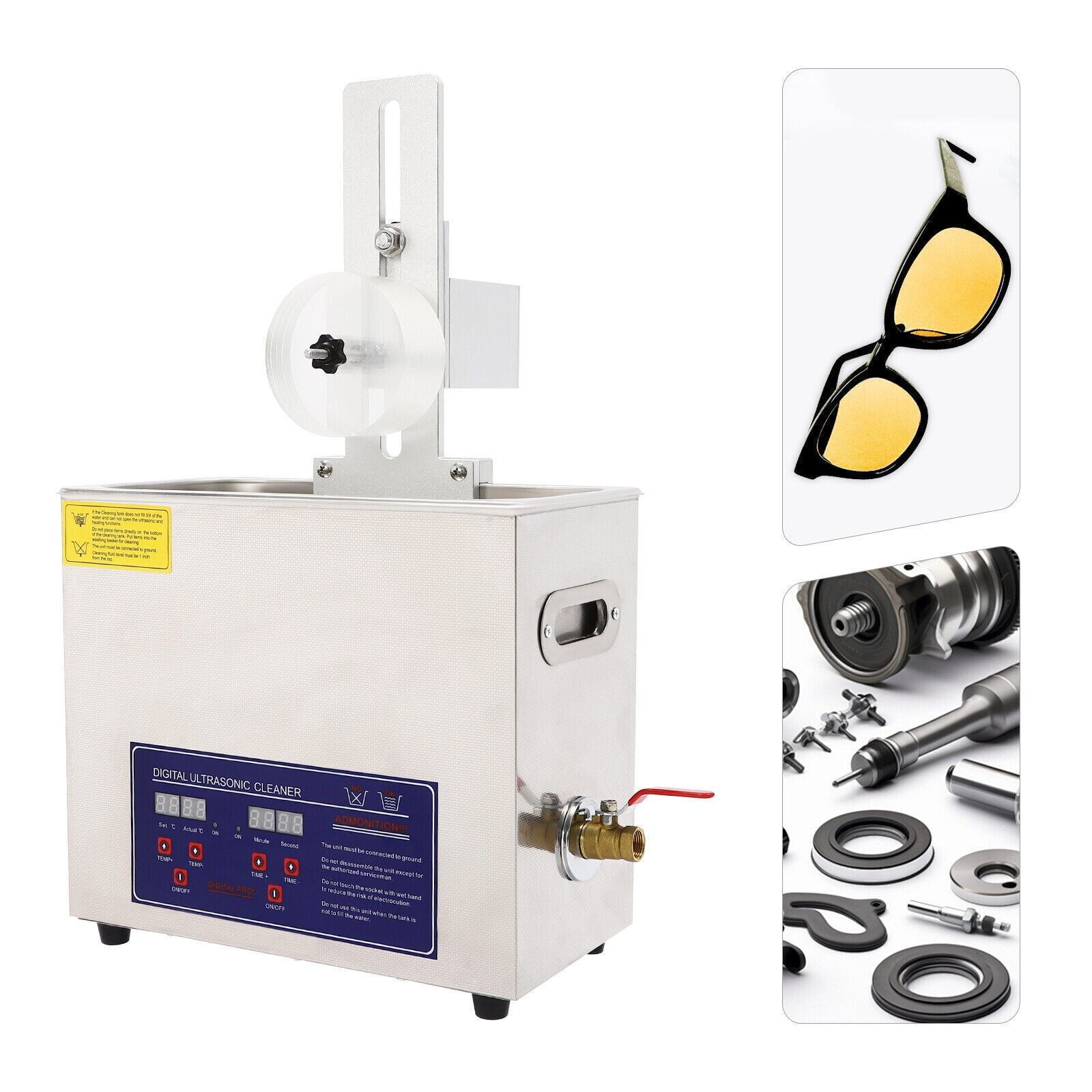 6.5L Liftable Album Disc Digital Ultrasonic Cleaner Vinyl Record ...