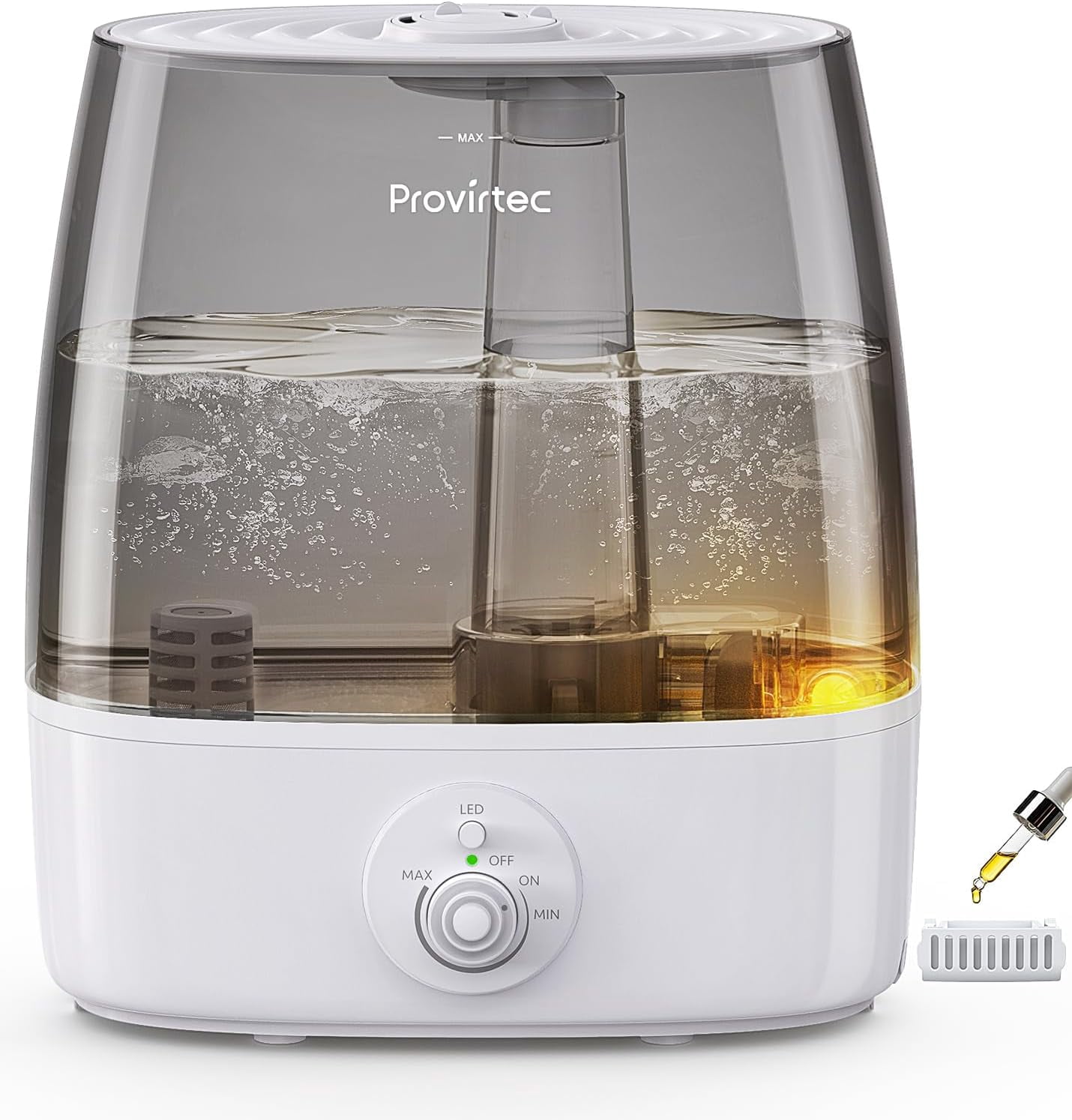 6.5L Stay Clean Tank Humidifier for Large Room, Low Maintenance, Top ...