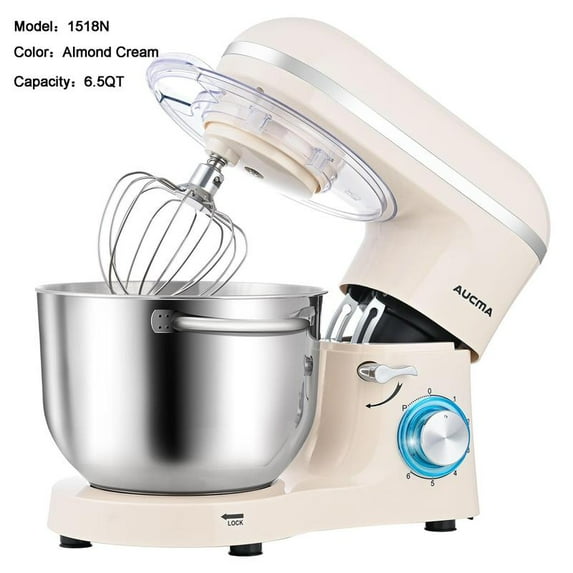 6.5QT Stand Mixer with Upgraded Motor | 6-Speed Tilt-Head Electric Food ...