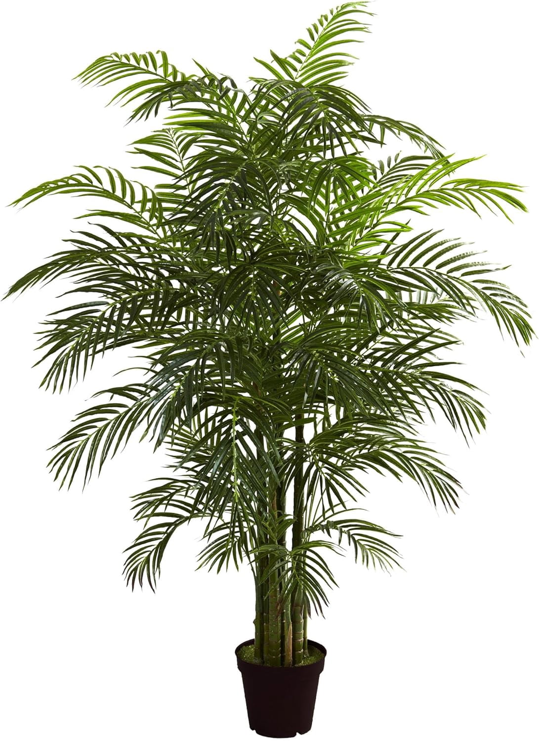 6.5ft Artificial Areca Palm Tree, UV Resistant (Indoor/Outdoor ...