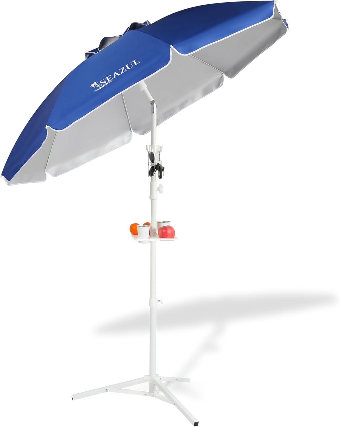 6.5ft Sun Shade Umbrella, Portable Umbrella with Stand for Sports ...