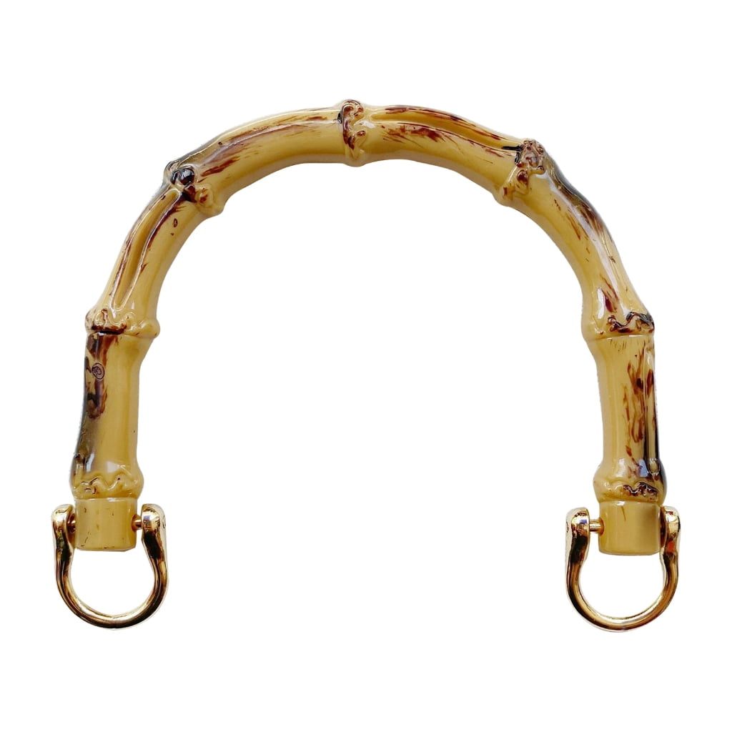 6/5inch Handbag Handle U-Shape Bamboo Imitation Handle/Metal Link ...