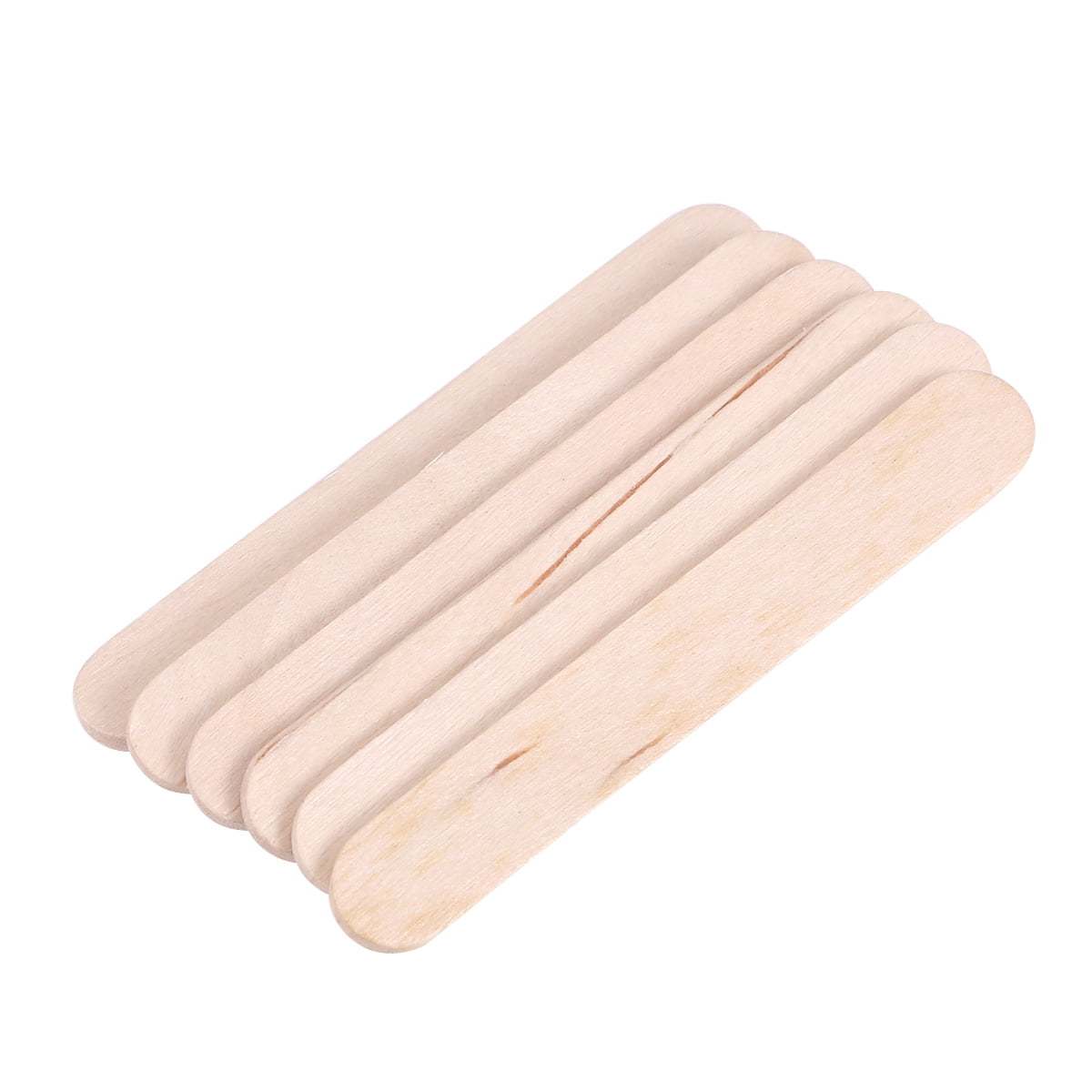6 .5x1x2cm DIY Wooden Sticks Large Popsicle Sticks Wooden Craft Sticks ...
