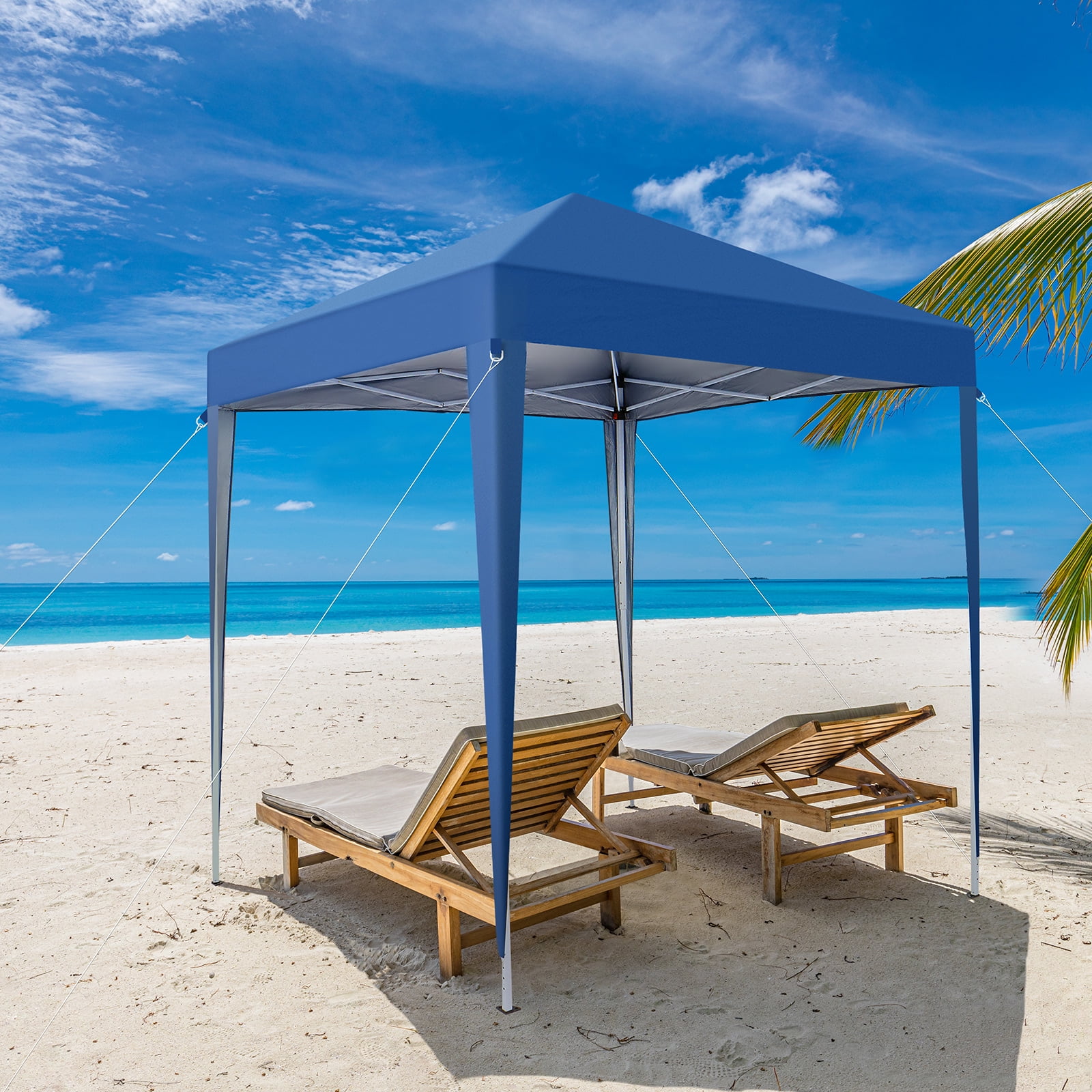 6.5x6.5 Outdoor Canopy Tent, Waterproof Canopy with Carry Bag Outdoor ...