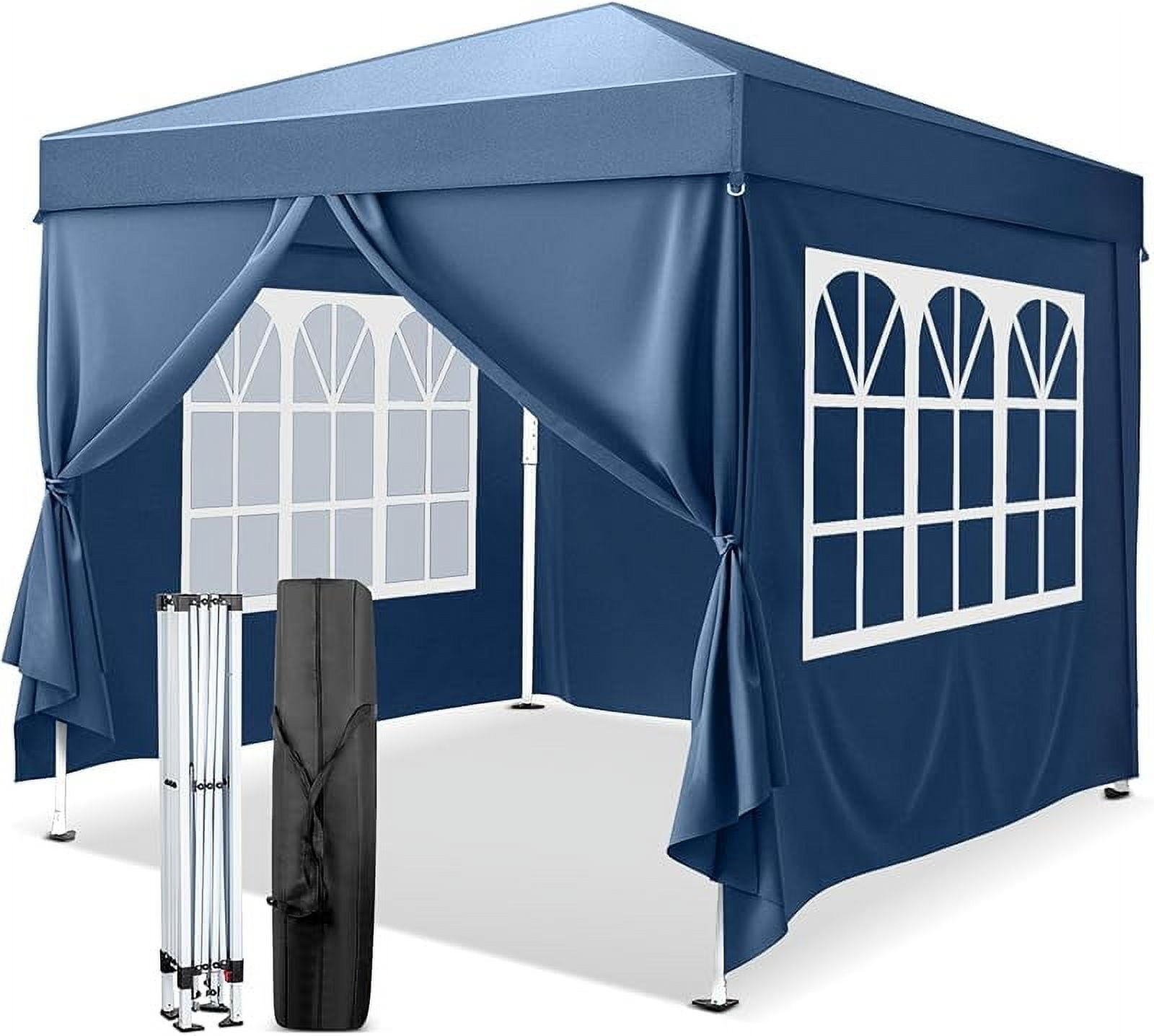 6.5x6.5 Pop Up Canopy Tent with Sidewalls, Outdoor Gazebo Canopy Tent, Patio Event Tents Outdoor ...