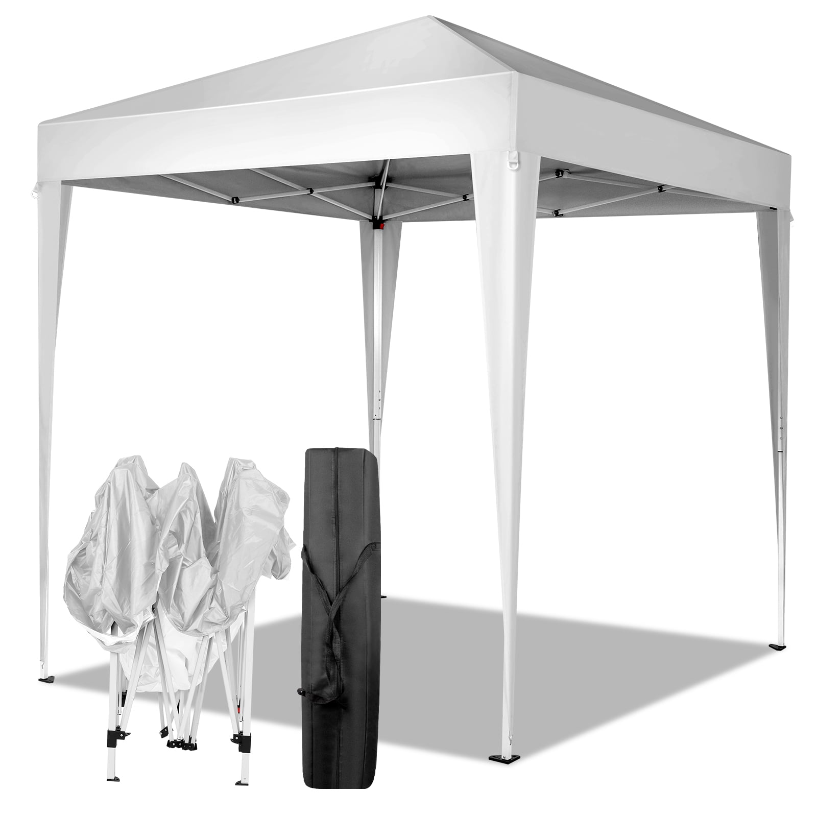 6.5x6.5ft Pop Up Canopy Tent, Outdoor Tent Canopy Foldable Portable ...