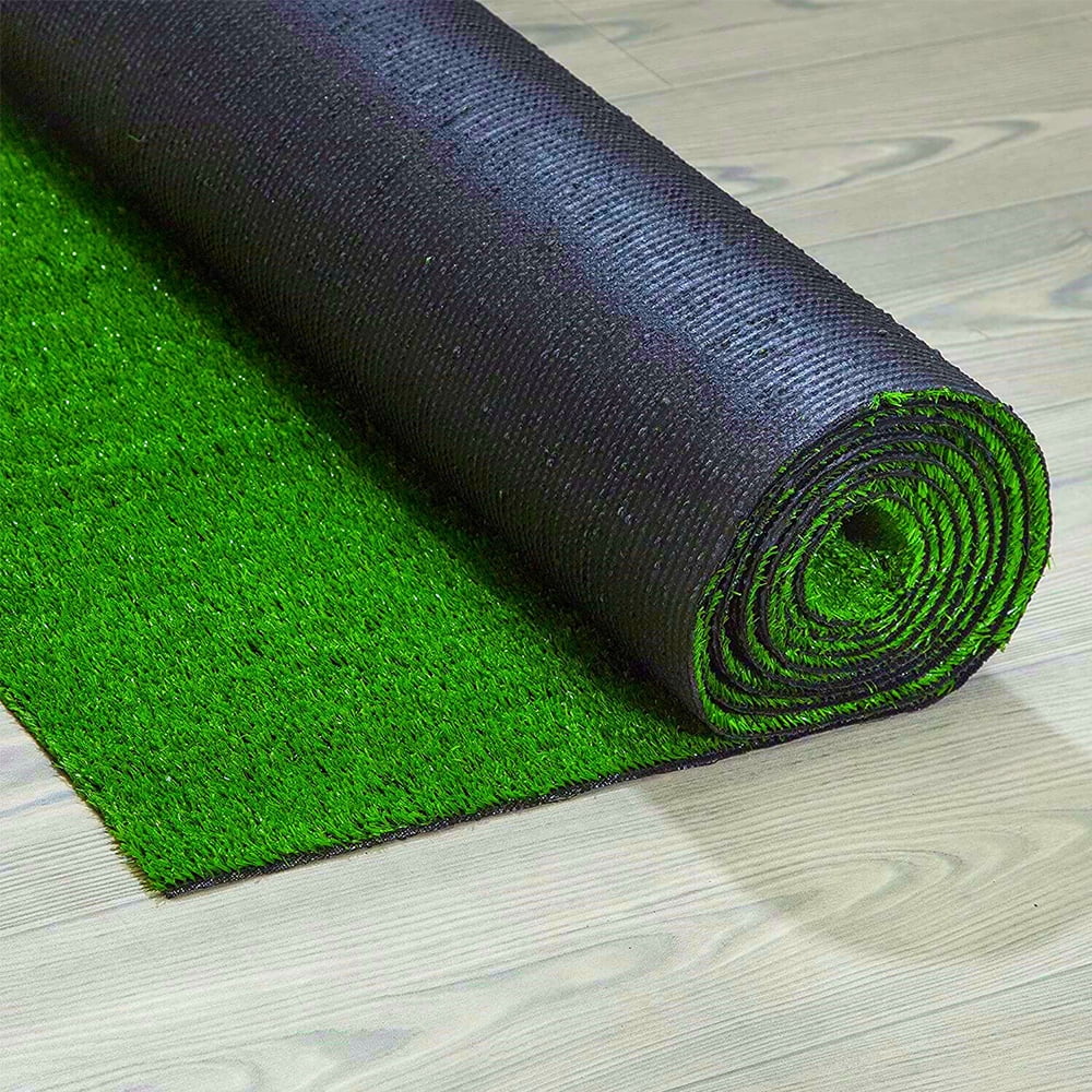 6.5x8ft artificial grass carpet green fake synthetic garden landscape ...