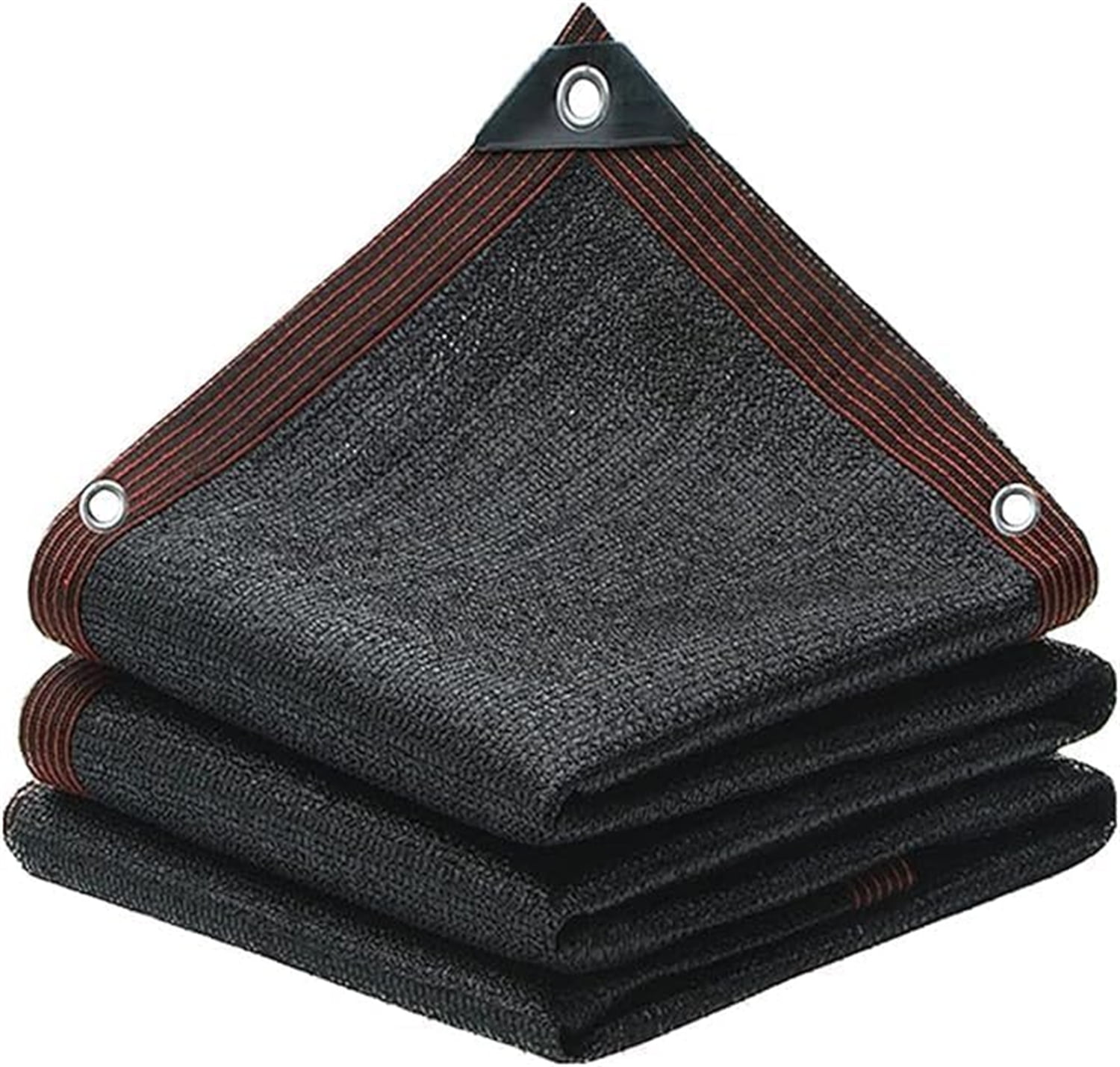 6.5x9.8Ft Black Shade Cloth,Durable Mesh Fabric Tarp with Reinforced ...