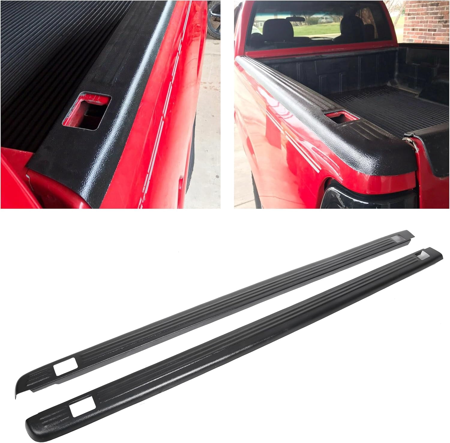 6'6" Bed Rail Caps Cover Compatible with 1999-2006 Chevy Chevrolet ...