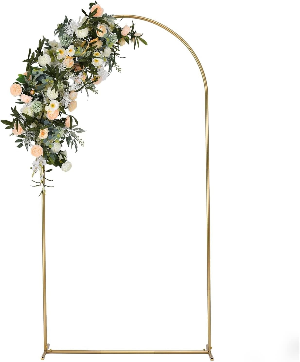 6.6 FT Wedding Arch Backdrop Stand for Parties, Balloon Arch Stand ...