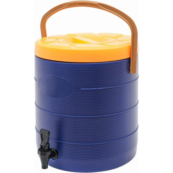 6.6 Gallon Insulated Beverage Cooler Hot Cold Water Cooler with Spout ...
