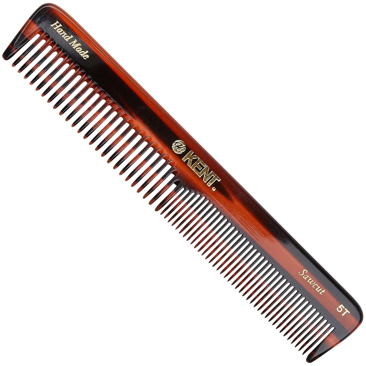 Kent 5T 6.6 Inch Double Tooth Dressing Comb, Fine and Wide Tooth for ...