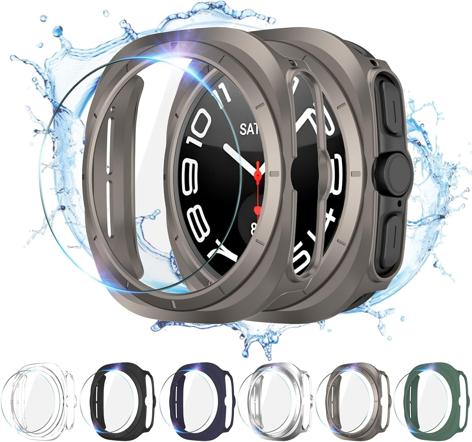 6+6 Pack] for Samsung Galaxy Watch Ultra 2025 / Ultra 2024 47mm Screen ...