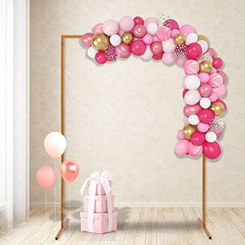 6.6 x 4.9 Ft Wedding Arches for Ceremony Rectangular Metal Balloon Arch ...