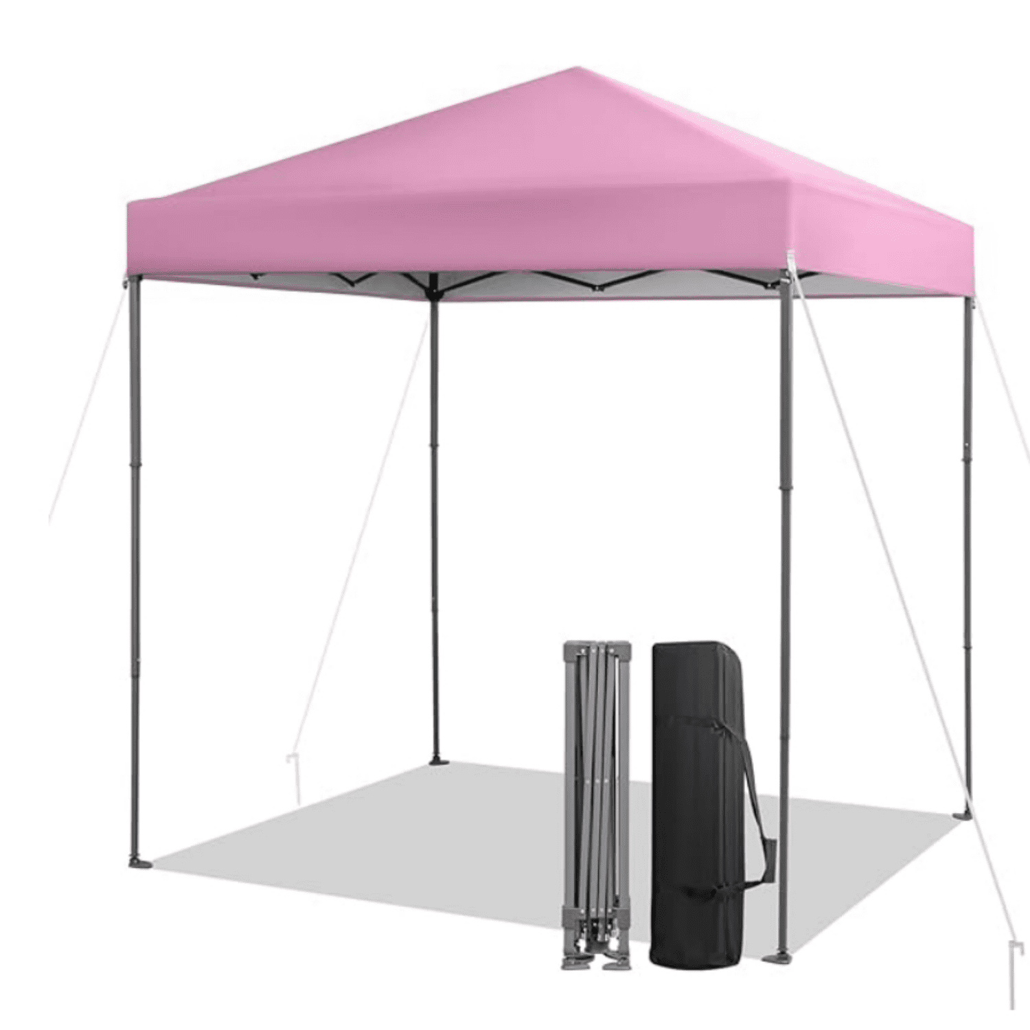 6.6 x 6.6 Ft Pop Up Canopy, Portable Canopy Tent Heavy Duty Instant ...