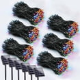 6 600 Solar String Lights for Outside, Solar Christmas Lights with 8 ...