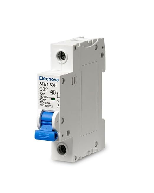 6-63A AC Miniature Circuit Breaker, 1 Pole 32 Amp 230V, DIN Rail ...