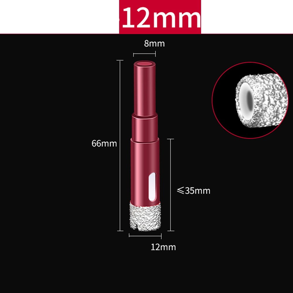 6-65mm Dry/Wet Drill Bit Opener for Marble Granite Glass Tile Concrete 12mm - Walmart.com