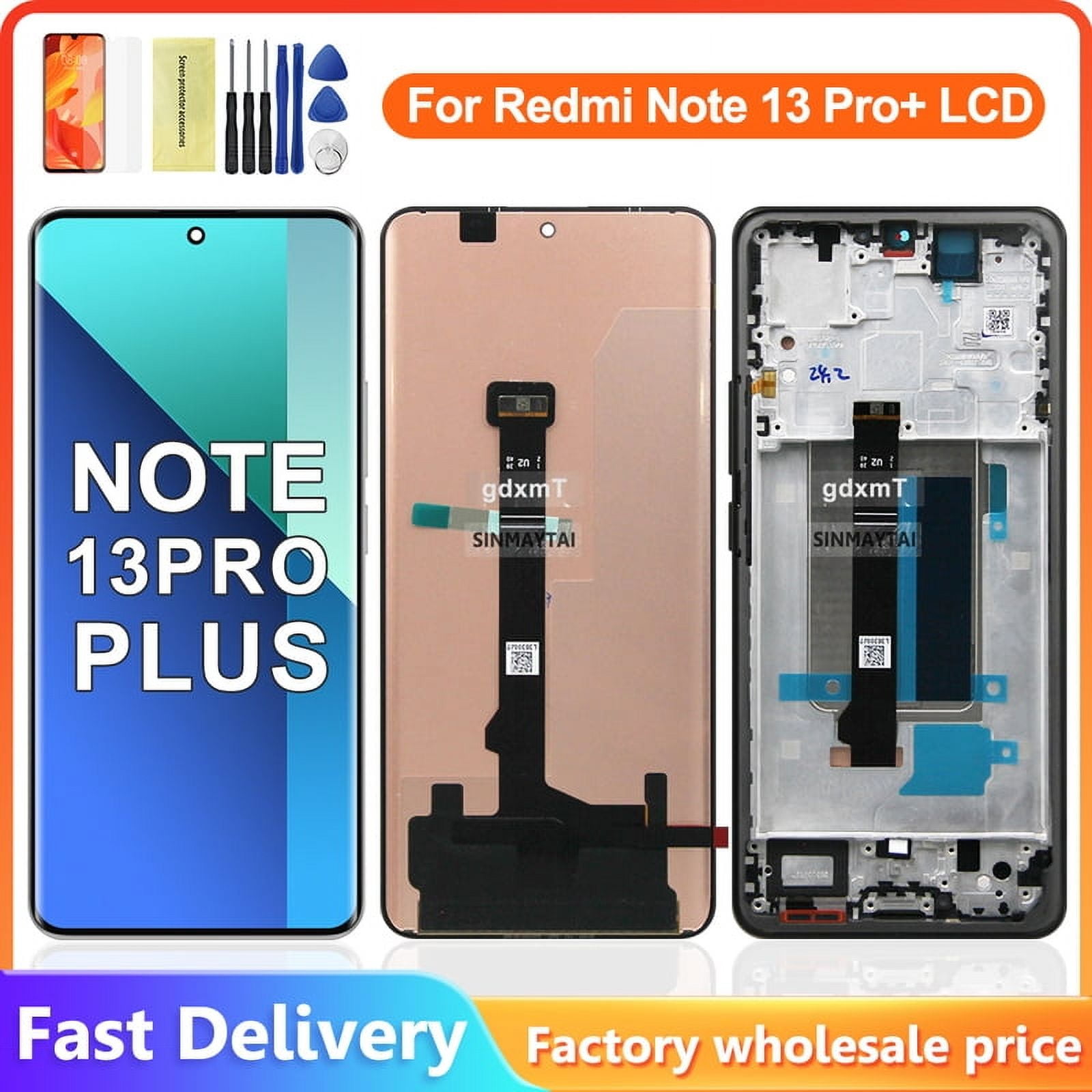 6.67'' AMOLED for Xiaomi Redmi Note 13 Pro+ 5G 23090RA98C Lcd Display ...