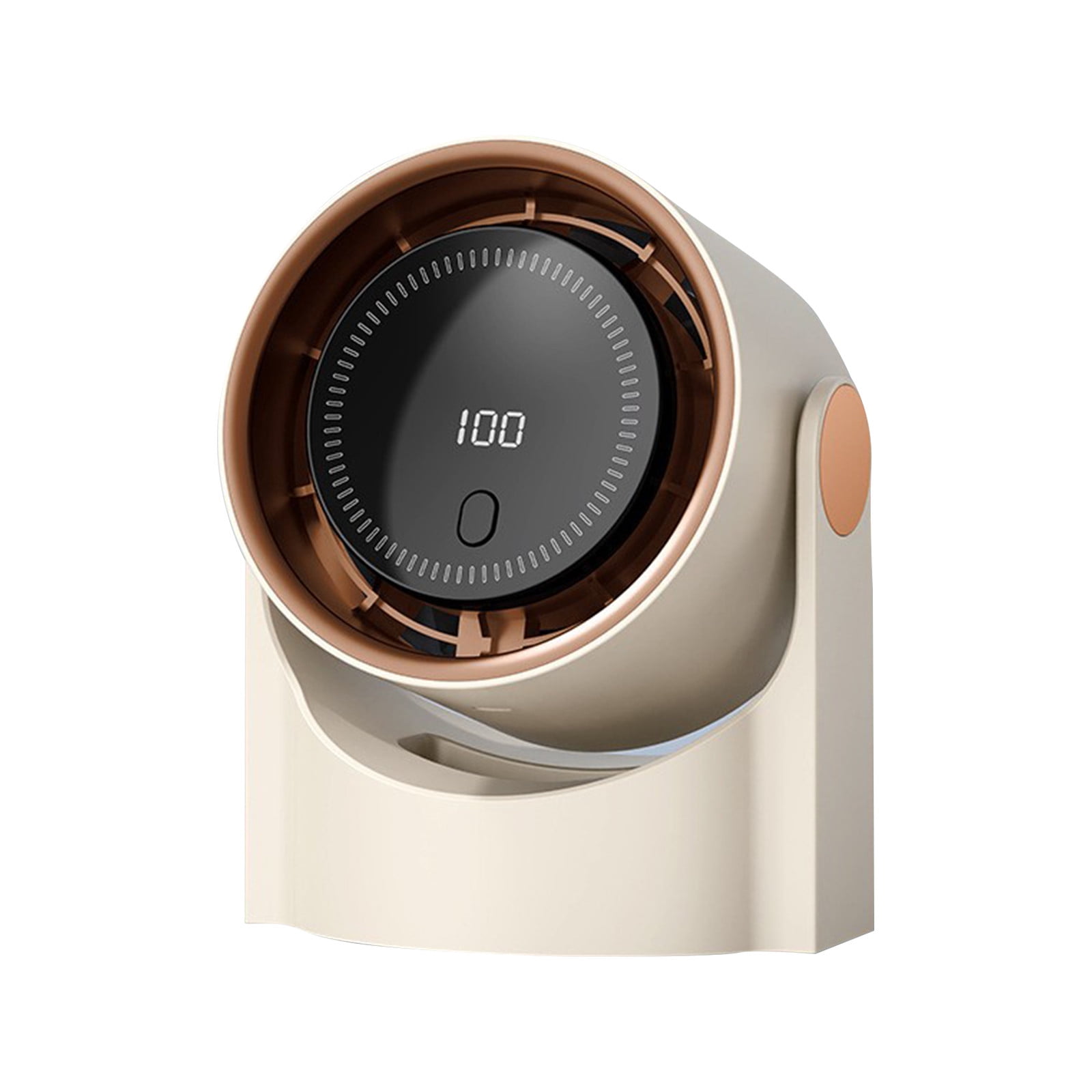 6.69" Mini Desk Fan, Small Quiet Usb Rechargeable Fan Smart Timing ...