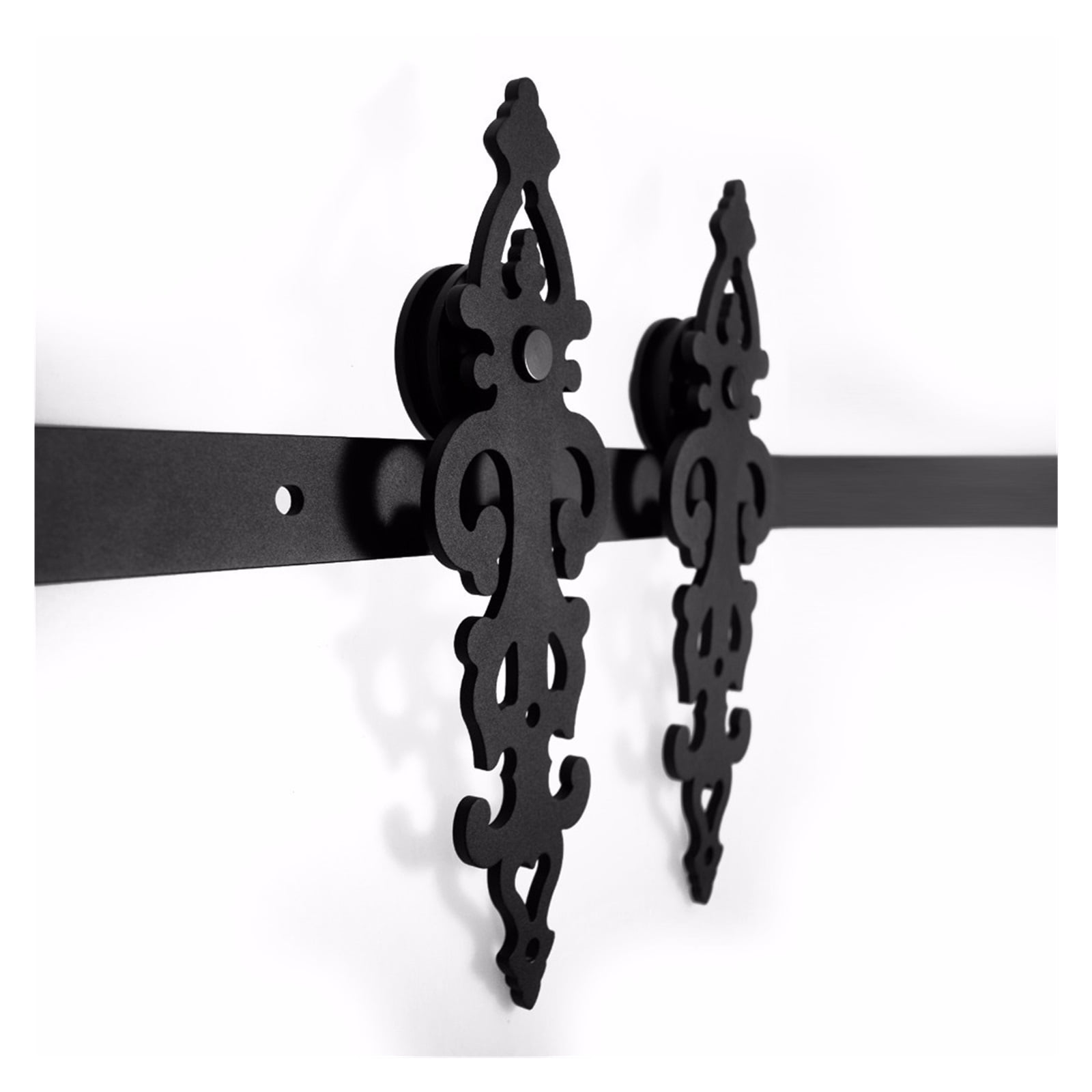 6.6FT/7FT/9FT Heavy Duty Sliding Barn Door Modern Wooden Sliding Barn ...