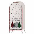 6.6FT Arch Backdrop Covers, Christmas Tree Wedding Arch Cover Stretchy ...