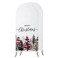 6.6FT Arch Backdrop Covers, Christmas Tree Wedding Arch Cover Stretchy ...