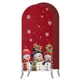 6.6FT Arch Backdrop Covers, Christmas Wedding Arch Cover Stretchy, Xmas ...