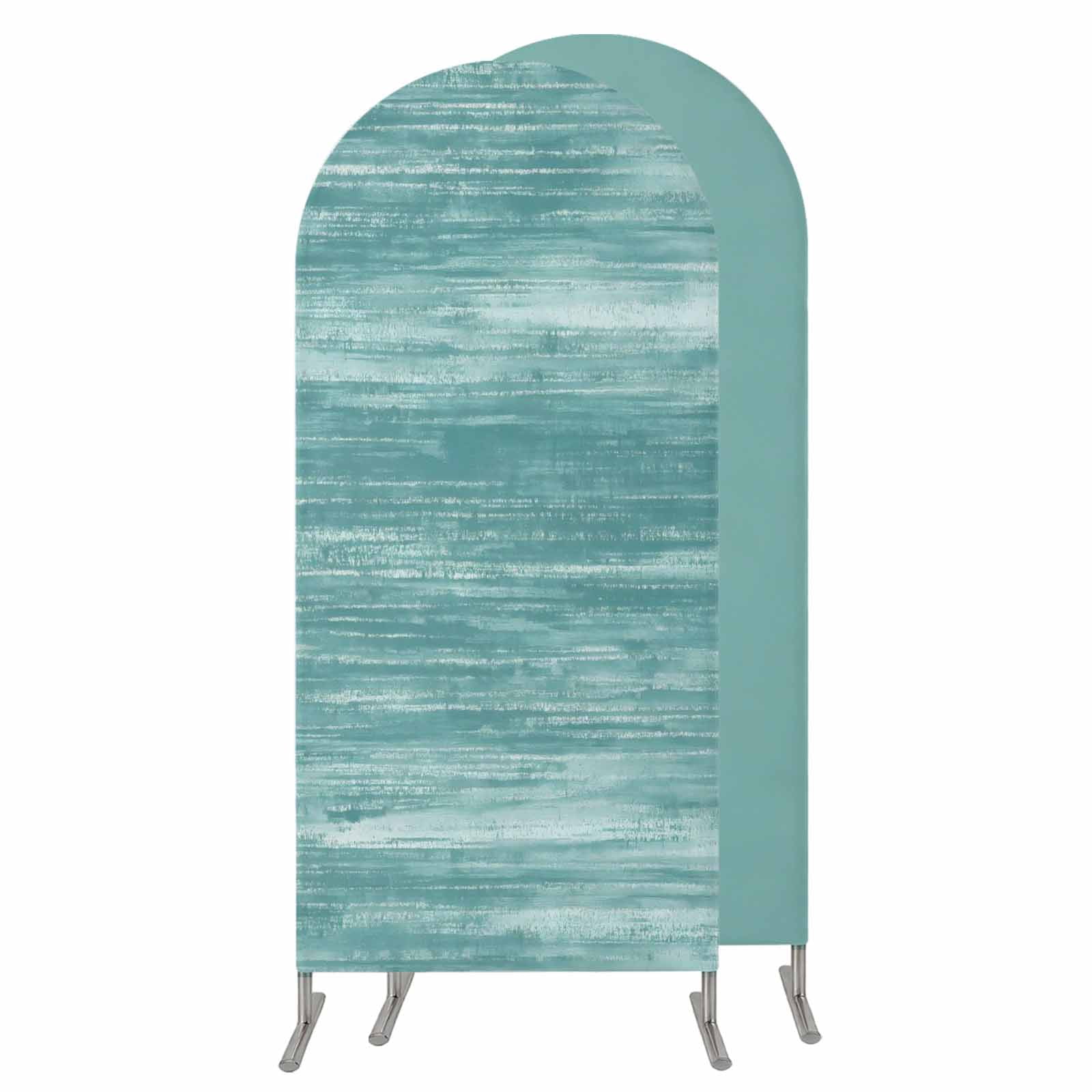6.6FT Arch Backdrop Covers, Duck Green Wedding Arch Cover Stretchy ...