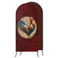 6.6FT Arch Backdrop Covers, Farm Rooster Wedding Arch Cover Stretchy ...