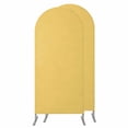 6.6FT Arch Backdrop Covers, Pure Yellow Wedding Arch Cover Stretchy ...