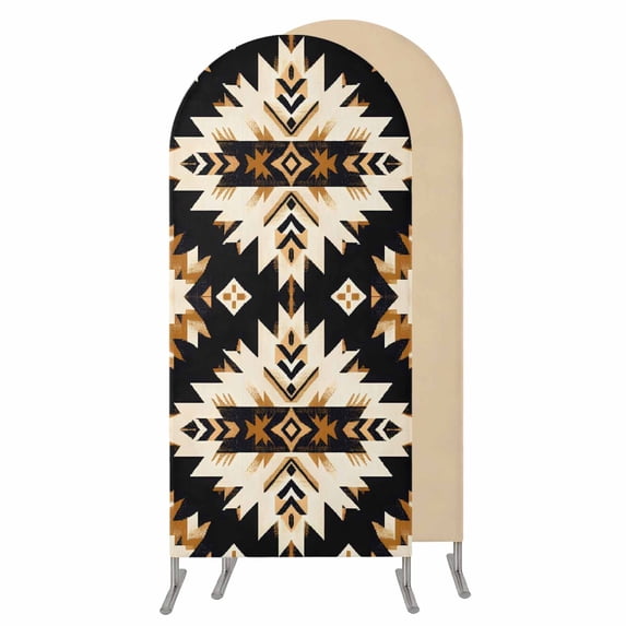 6.6FT Arch Backdrop Covers, Southwestern Aztec Wedding Arch Cover ...
