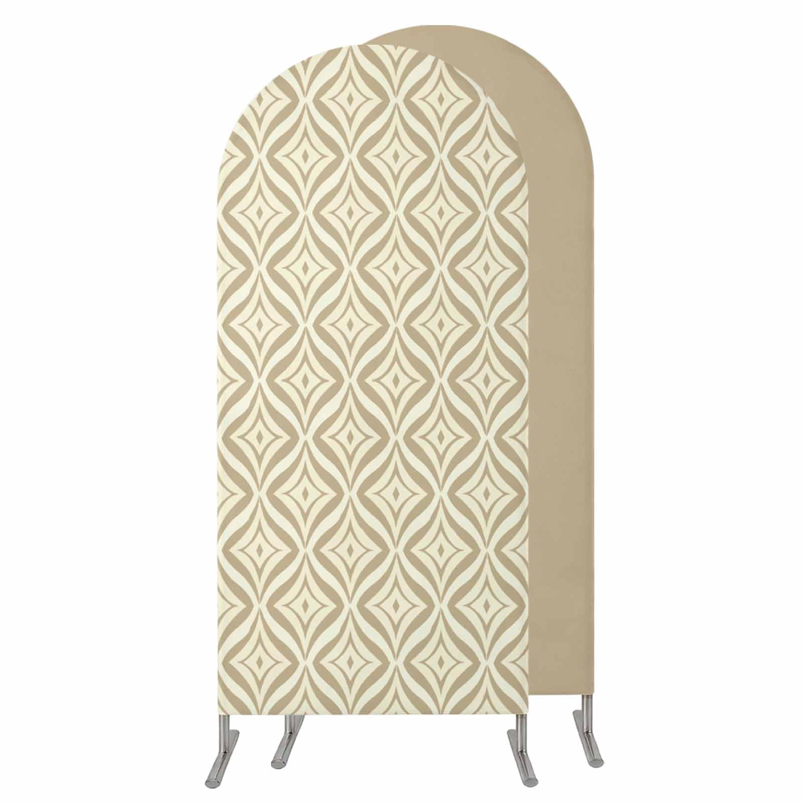 6.6FT Arch Backdrop Covers, Yellow Geometric Wedding Arch Cover ...