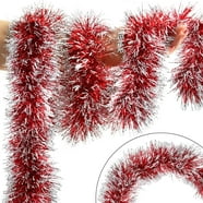 24ft Indoor Hanging Bead Garland Christmas Tree Decorations String Xmas ...