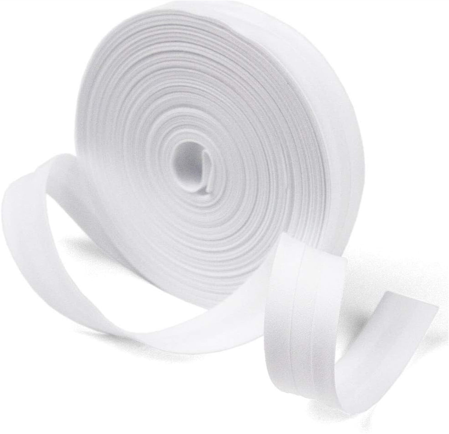 6.6Ft Single White Bias Tape,0.8In Wide White Bias Binding Tape Hemming ...