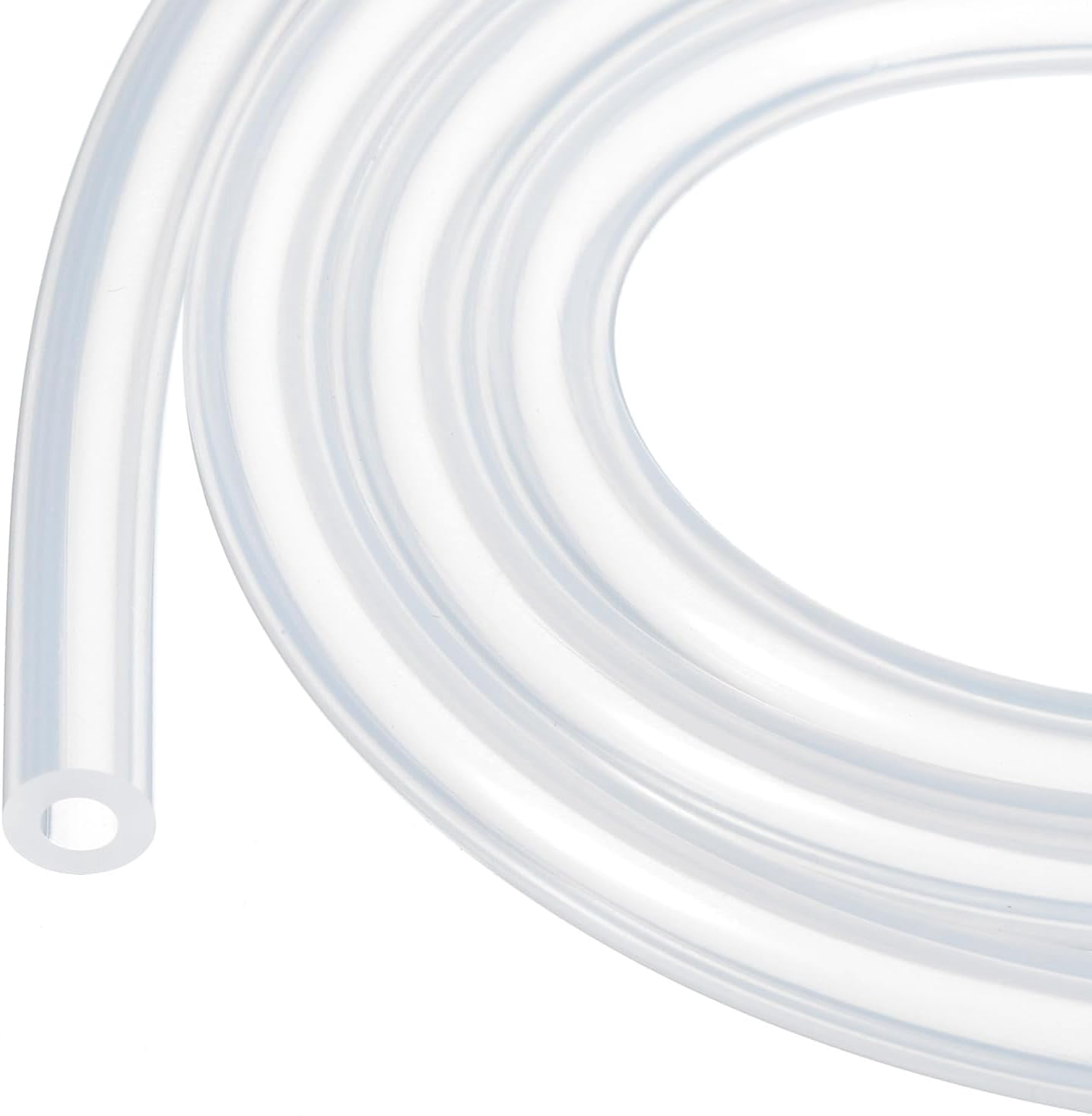 6.6ft 5/32" ID x 5/16" OD Silicone Tubing Clear 4mm 8mm Industrial ...