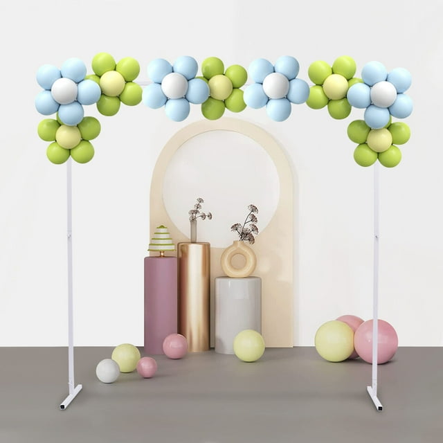6.6ft Balloon Arch Stand Wedding Square Arch Backdrop Metal Stand Arch ...