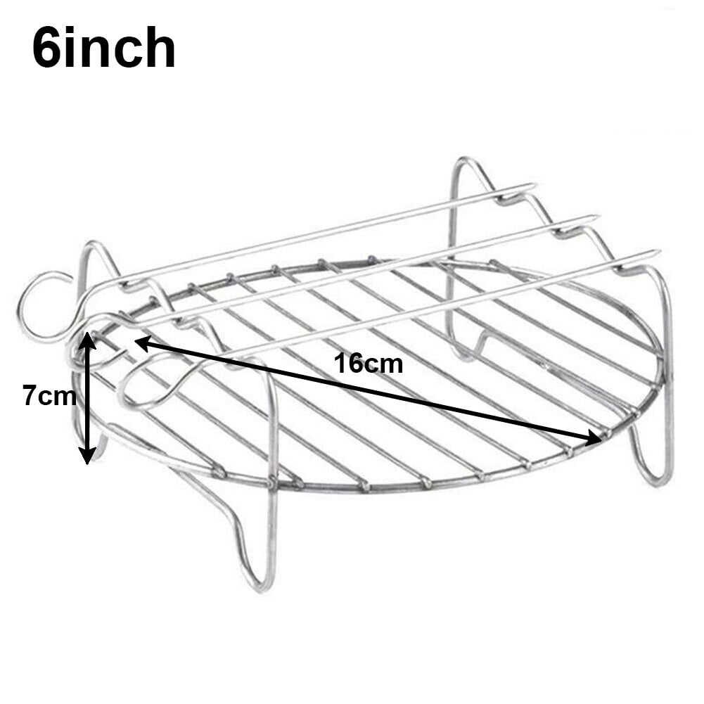 6/7/8/9 Inch Holder Air Fryer Accessories Baking Tray Air Fryer Rack ...