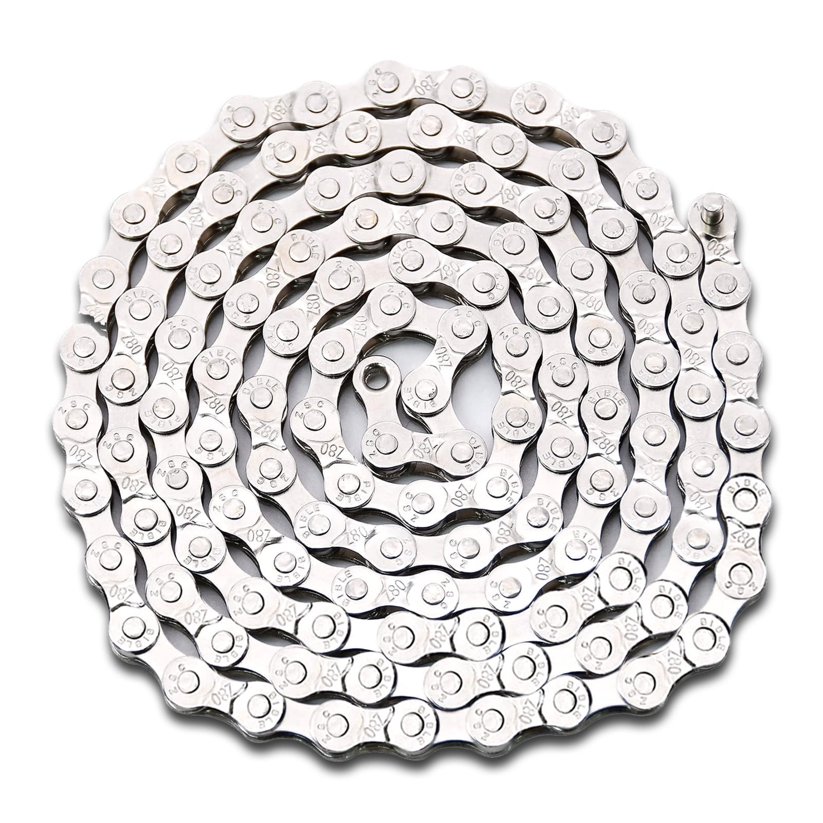 6/7/8 Speed Bike Chain, Bicycle Chain 1/2x3/32 Inch Steel Bike Chain ...