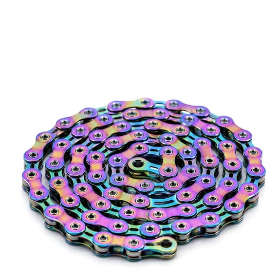 6/7/8 Speed Bike Chain, Speed Bicycle Rainbow Chain 116 Links ...