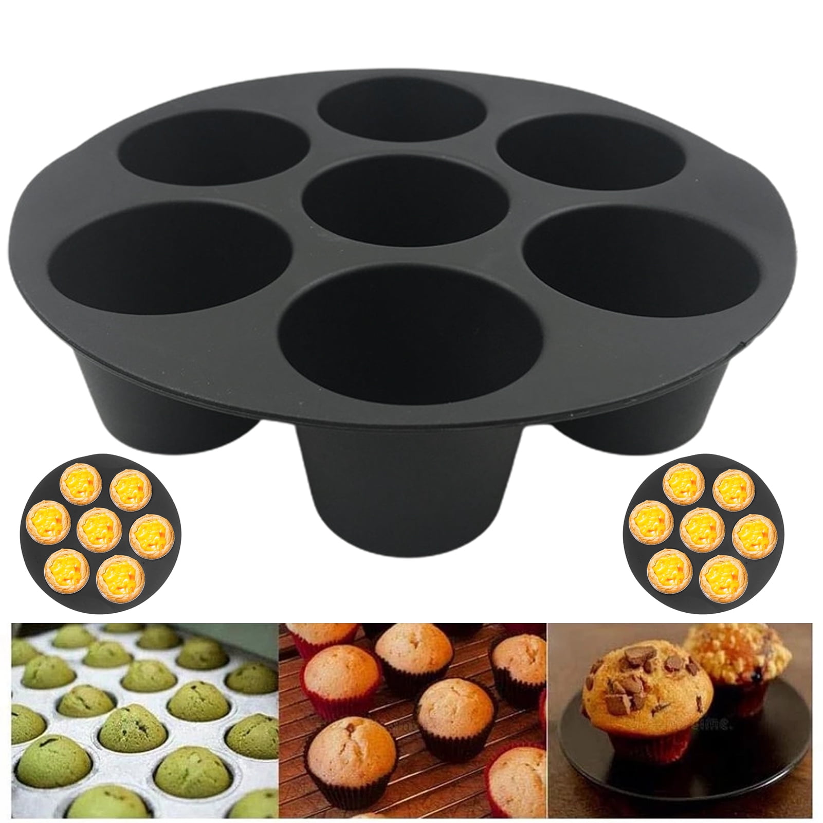 6/7/8 inch 7 Cup Round Food Grade Cake Mold Non-stick Easy to Clean Air ...