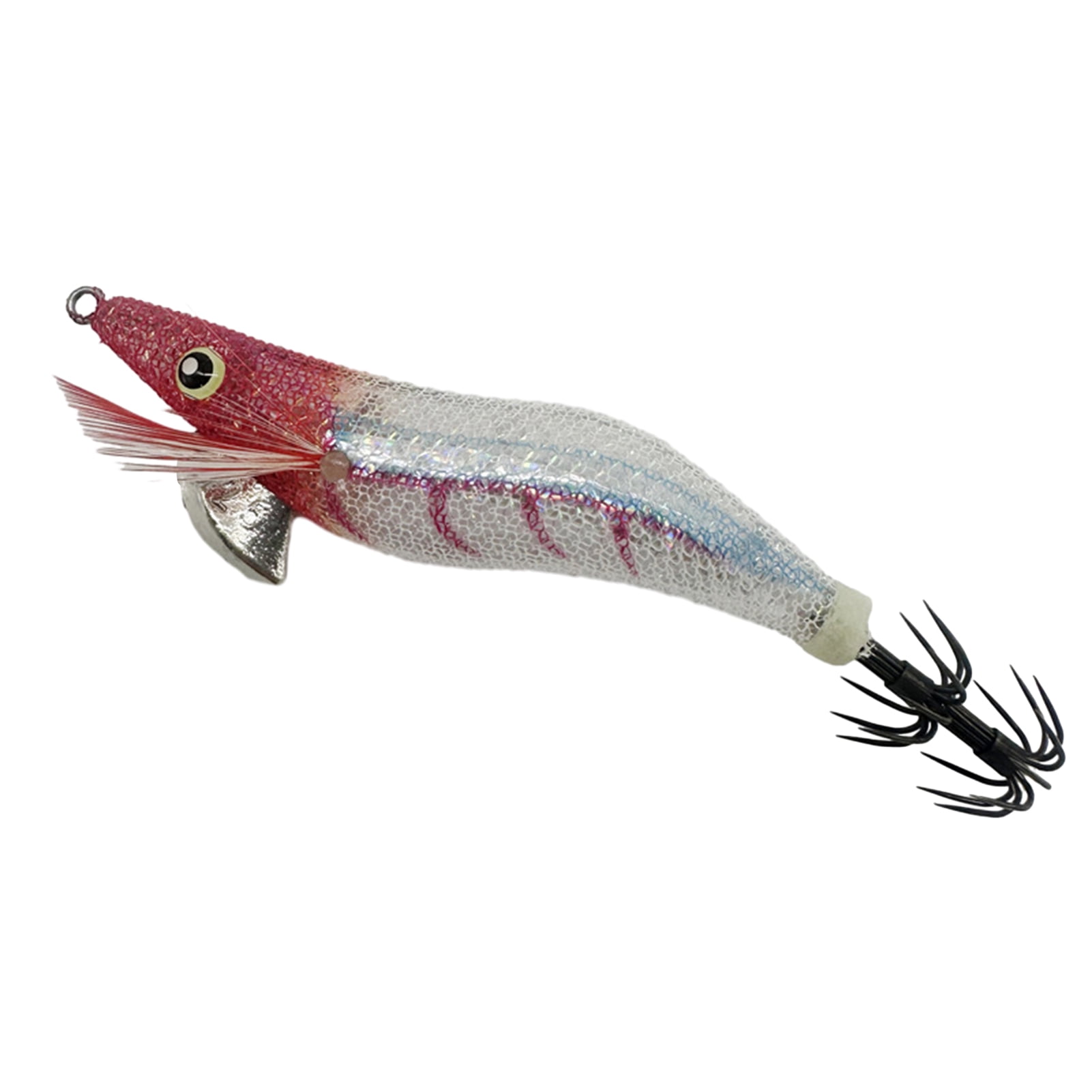 6/7/8CM Shrimp Fishing Lure with Sharp Squid Hook Glow in The Dark Realistic Freshwater Seawater ...