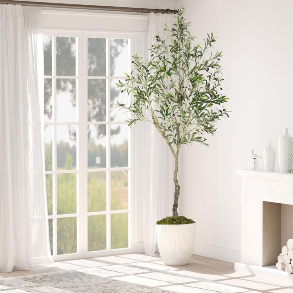 6/7/8FT Artificial Olive Tree Indoor Corner Minimally Decorated Fake ...