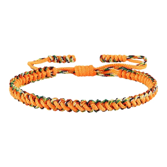 6.7-9.8 Inch Adjustable String Bracelet Woven Rope Knot Bracelets ...
