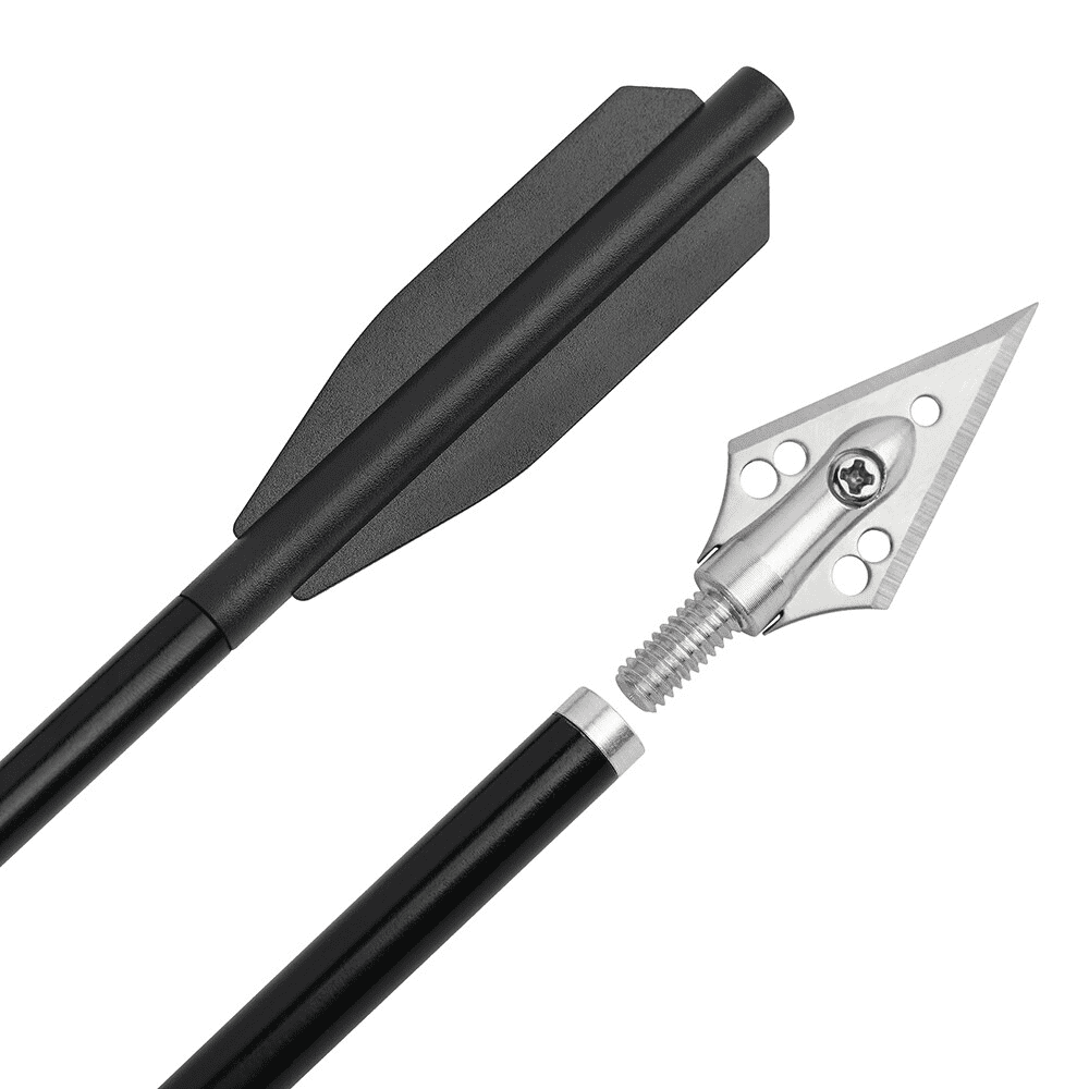 6.7" Aluminum Arrows Mini Bow Bolts Screw-in Arrowhead Archery Bow ...