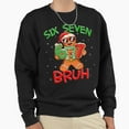 6 7 Christmas Meme Gingerbread Man Funny Retro Aesthetic Graphic ...