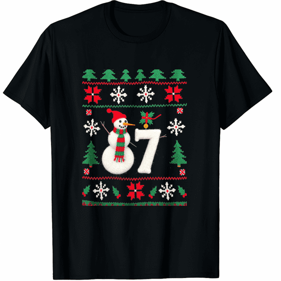 6-7 Christmas Squad Funny 67 Six Seven Meme Xmas 6 7 Crew T-Shirt ...